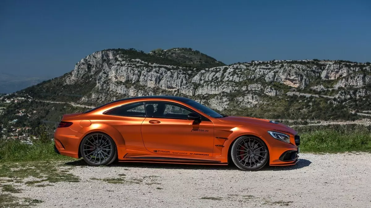 Ikon Orange: matsanancin Coupe Mercedes-Benz S-Class 24294_5