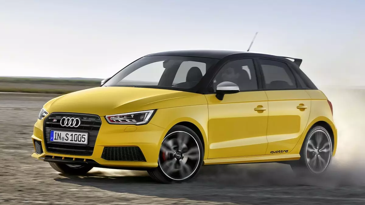 På bilden: Audi S1 ​​Sportback