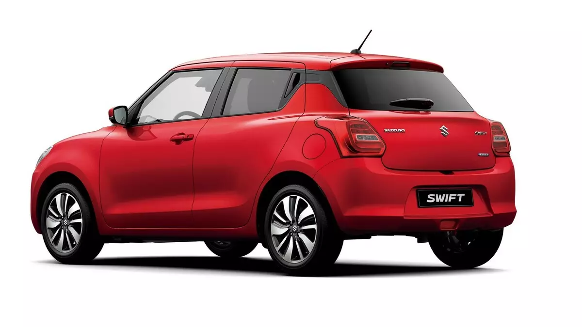 Suzuki Swift pa te vin yon egzanp sou sekirite 24819_3