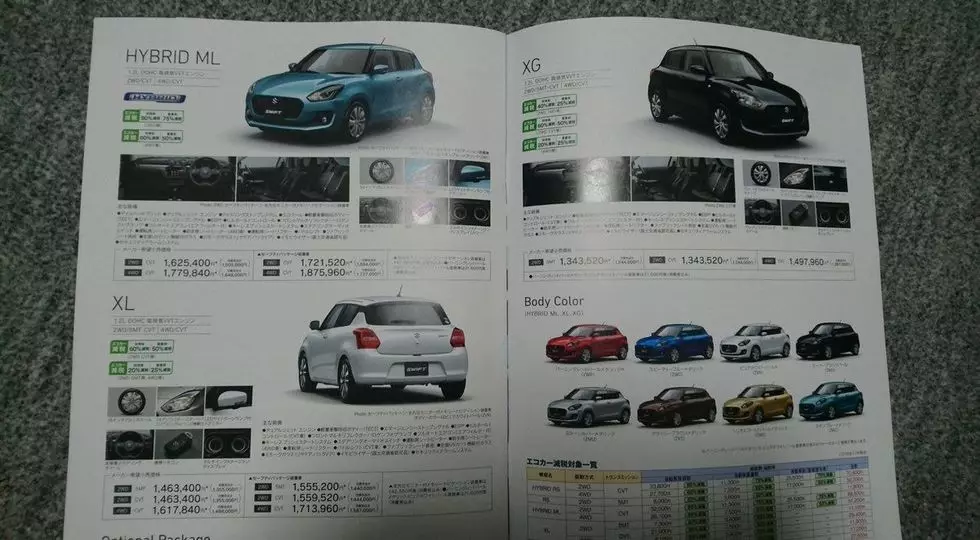 Un folleto de nueva generación Suzuki Swift apareció en la red. 24826_3