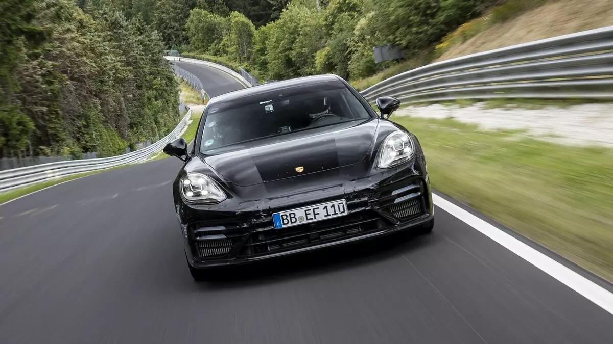 Opgedateer Porsche Panamera het die Mercedes-rekord op Nürburgring gebreek 24985_3