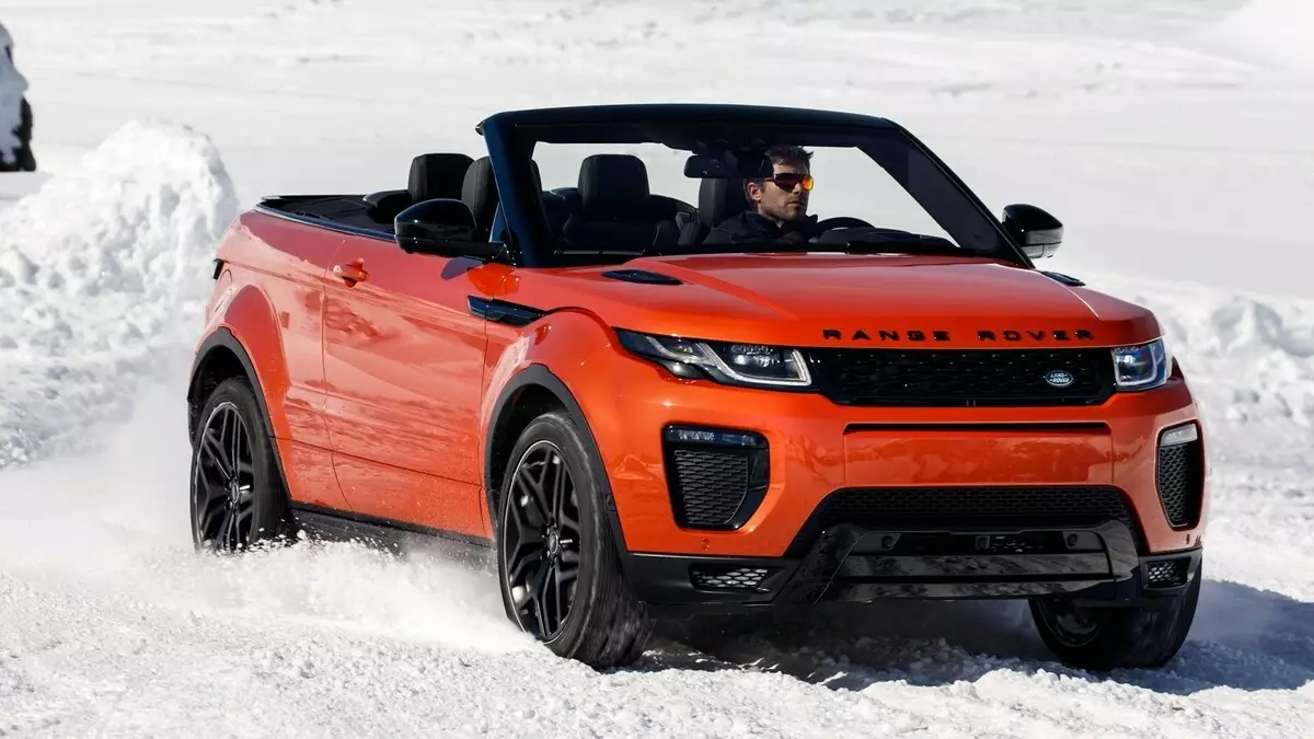 Range Rover Evoque Convertible dan Company: Pilih yang boleh ditukar untuk 4 juta Rubles 25518_5