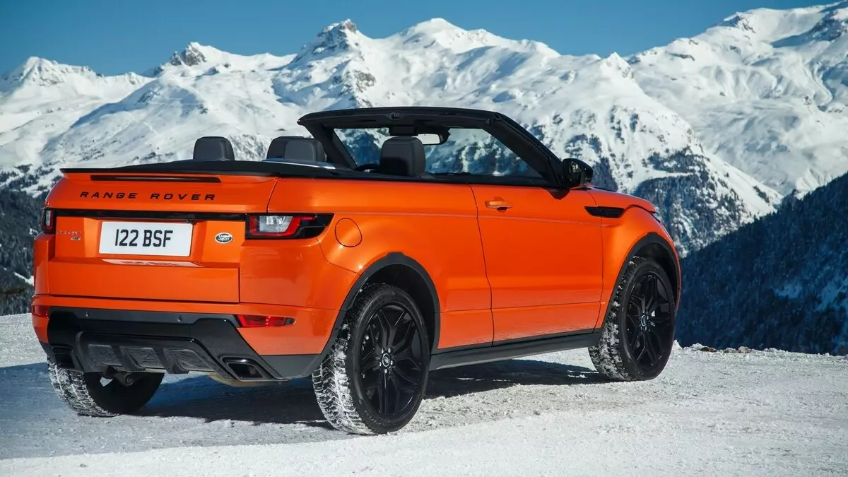 Range Rover Evoque Convertible dan Company: Pilih yang boleh ditukar untuk 4 juta Rubles 25518_6