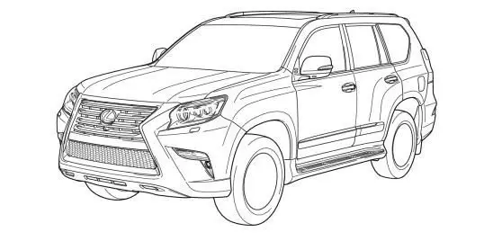 Patentne slike Lexus GX 2014 modelsko leto