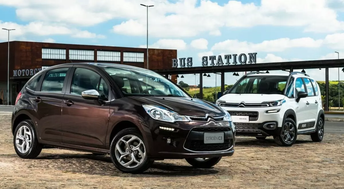 En la foto: Citroen C3 y AirCross para Brasil.