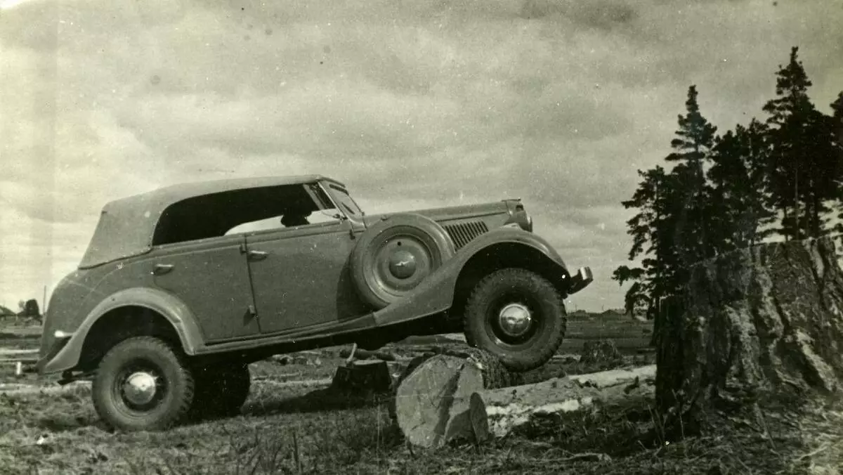 Soviet GAZ-61がオフロードアメリカンマルモンヘリリントンLD-2を獲得する方法 26083_17