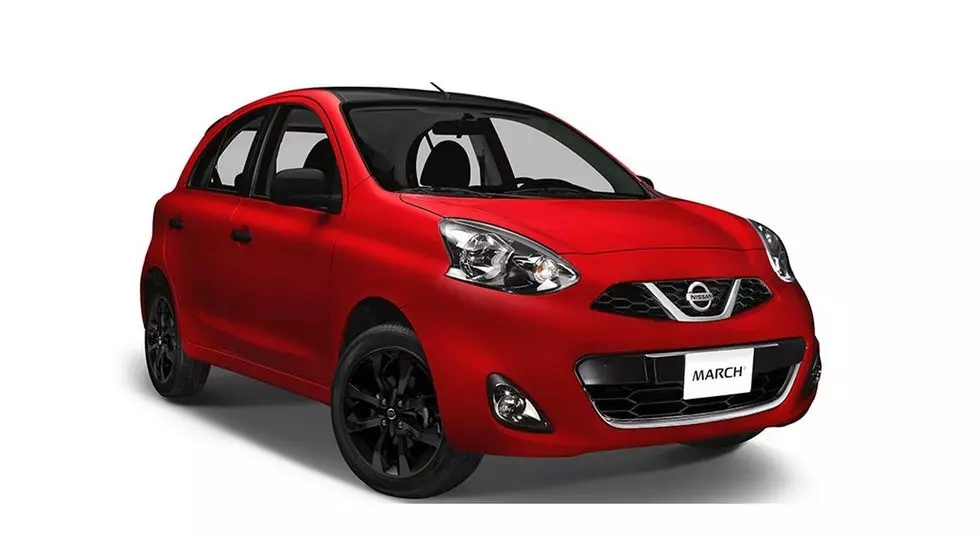 Den tidigare Nissan Micra hatchback med designen under den senaste generationsmodellen: Nya foton 26108_1