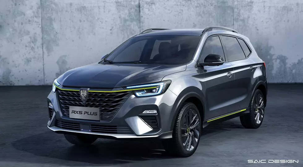 Crossover Roewe RX5 در داخل برادر بزرگتر کپی شده است: صفحه نمایش لمسی عمودی حتی بیشتر شده است