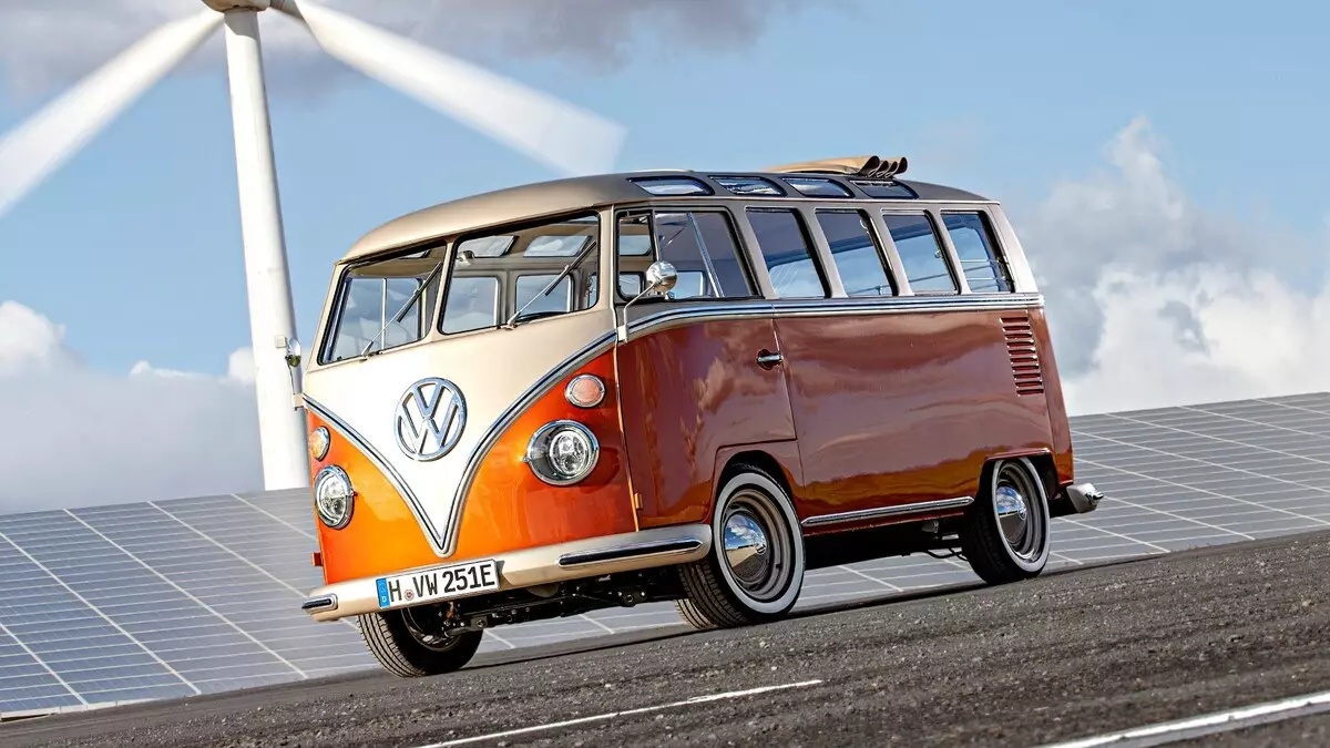 Vw klassik mikroavtobus T1-nin sərbəst buraxılmasını canlandırdı və E-Bulli adlandırdı 26356_9