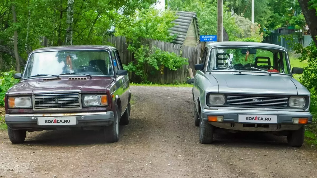 Moskvich-2140 og Vaz-2107 (3)