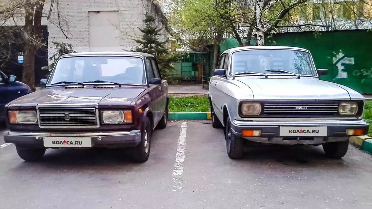 Moskvich-2140 og Vaz-2107 (5)