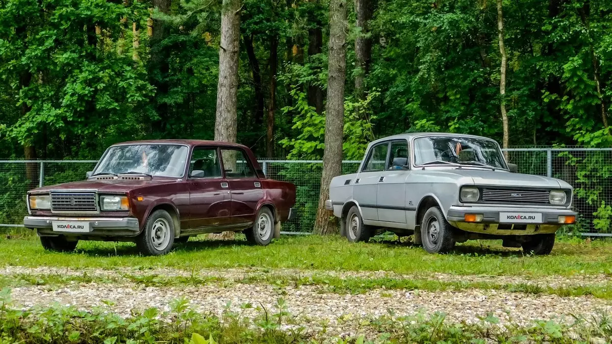 Moskvich-2140 og Vaz-2107 (2)