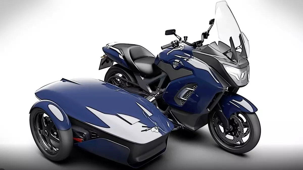 Aurus Motorcycle en video: 190 HP, stroller kaj 