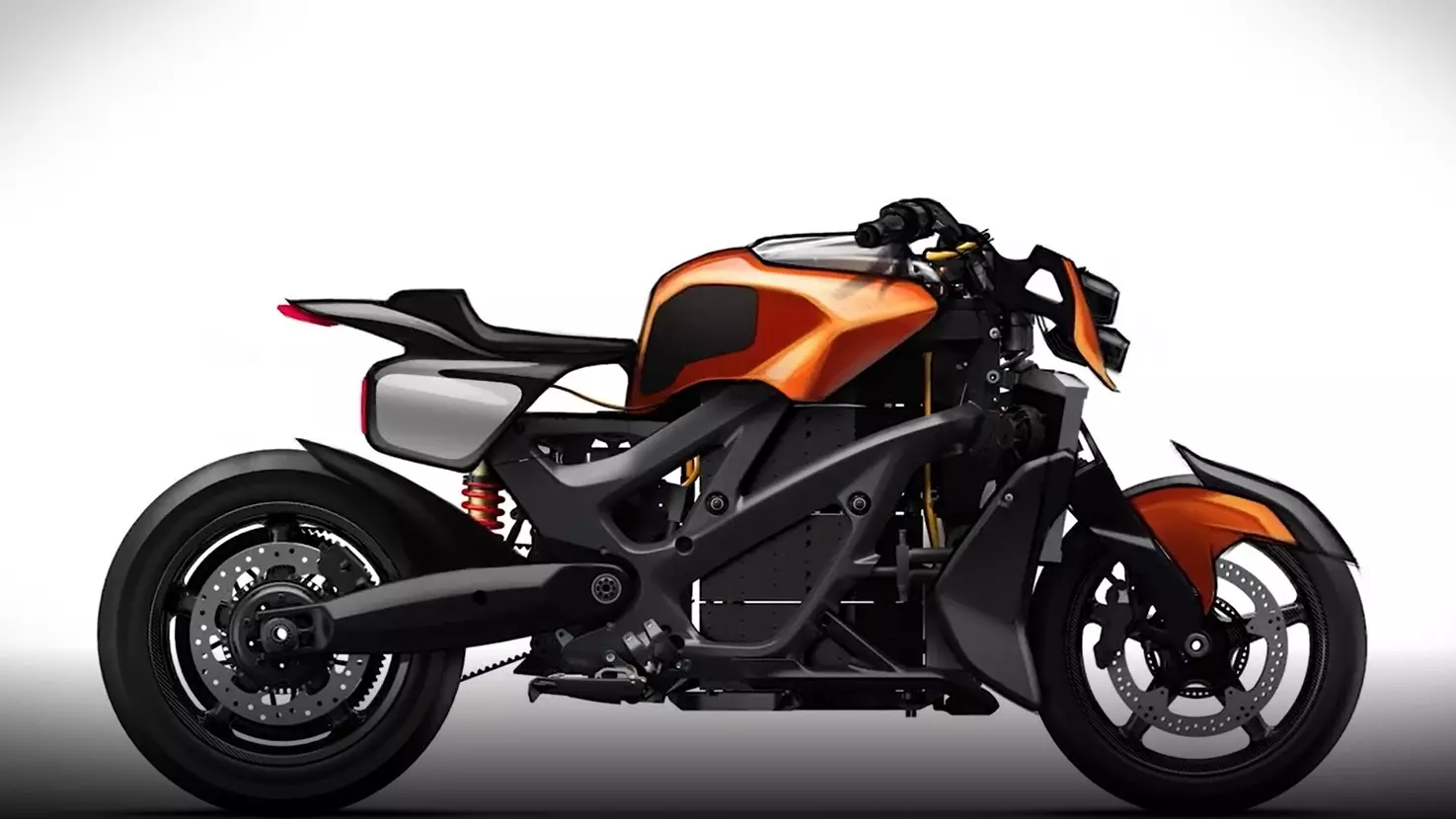 Aurus Motorcycle en video: 190 HP, stroller kaj 