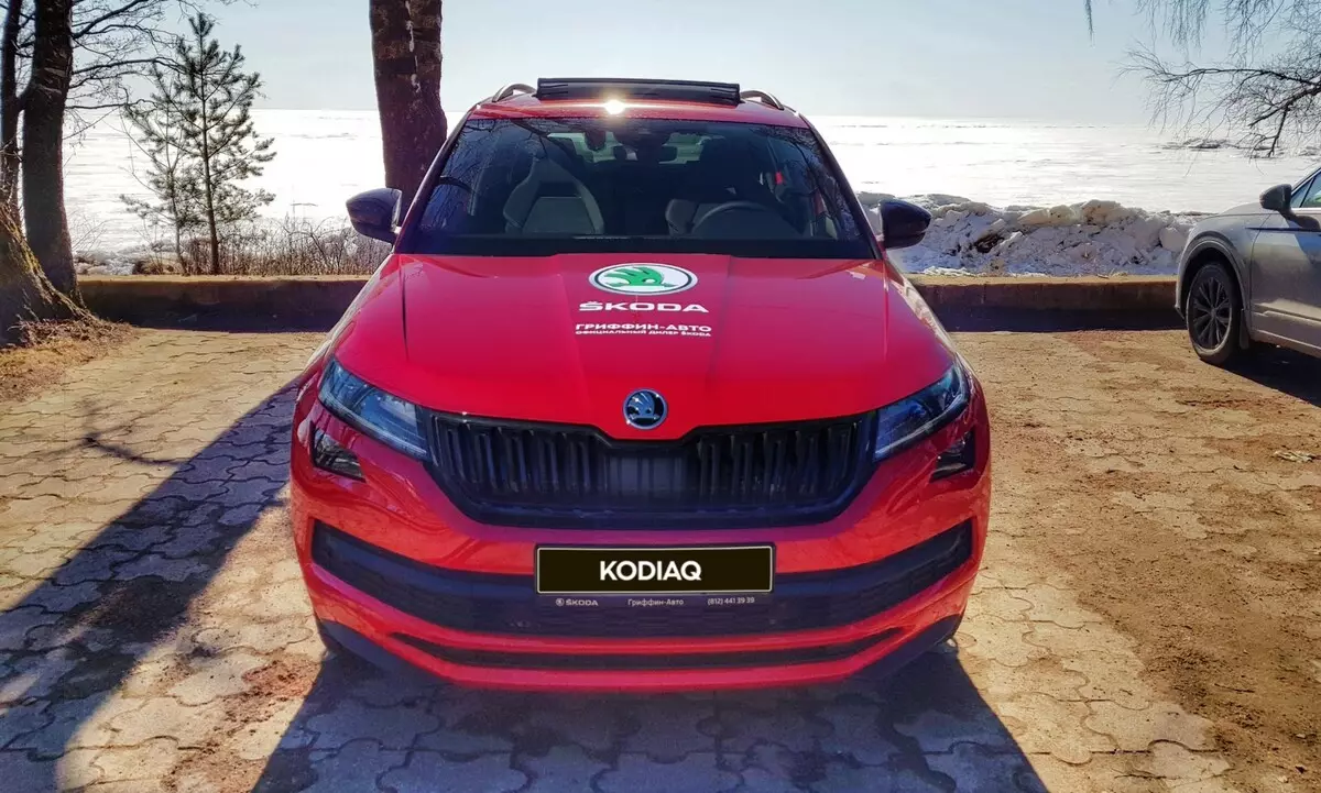 Škoda Kodiaq Sportline: Binatang langka di jalan-jalan Rusia 26669_5