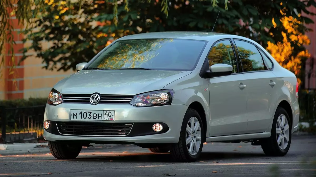 Volkswagen Polo სედანი ერთად გარბენი: საუკეთესო გერმანული საავტომობილო და არ არის ადვილი ყუთი 26786_5