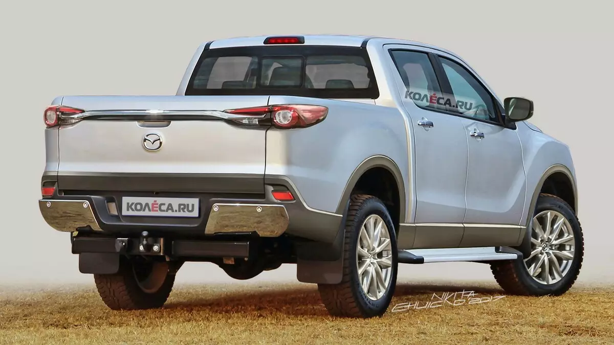 Mazda Pickup နောက်ဘက် 1-2