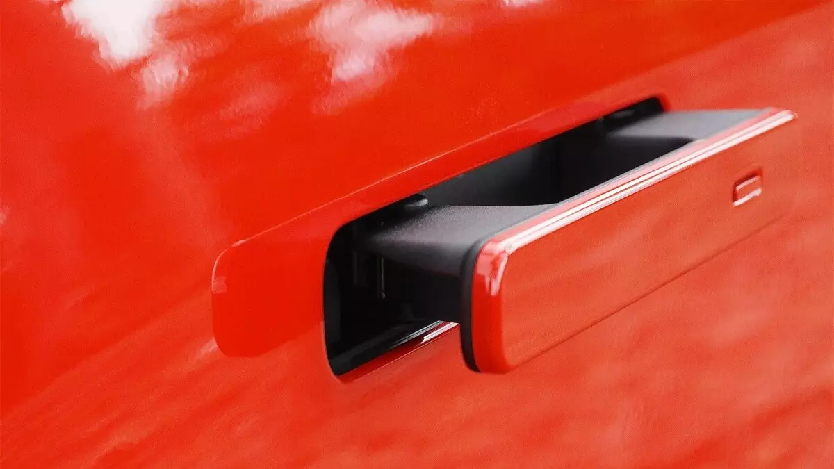 Jaguar I-Pace Poignée de porte rouge