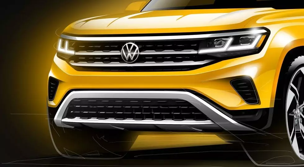 Абноўлены VW Teramont: дызайн у стылі кароткай версіі, поўны прывад цяпер з любым маторам 28298_1