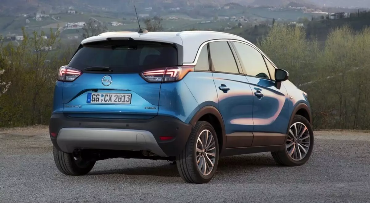 I-OPEL CROSTLAND X ngemuva kokutholwa kwe- 