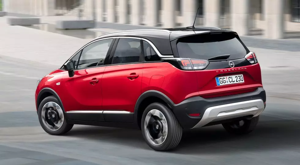 Opel Crossland X după restabilirea a pierdut 