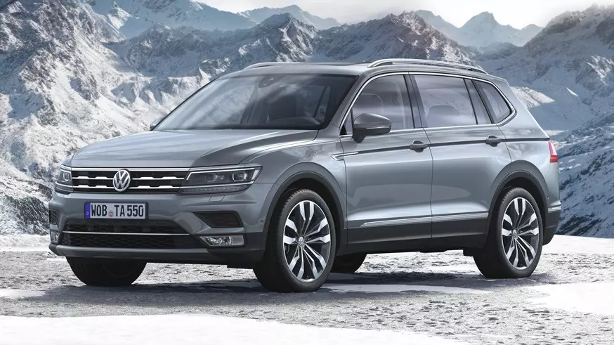 ロシア連邦のSevensk Volkswagen Tiguan：四輪駆動と強力なモーターのみ 28412_1