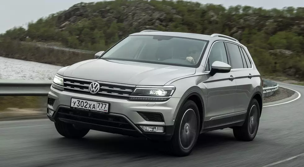 Iyo yakagadziriswa yakagadziriswa vW Tiguan inovhenekerwa. Kuchine 