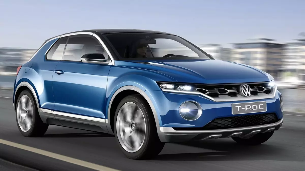 Fotoattēlā: 2014. gada VW T-ROC koncepcija. Iespējams, ka sērijas versija būs tuvāka citam prototipam - T-Cross Breeze