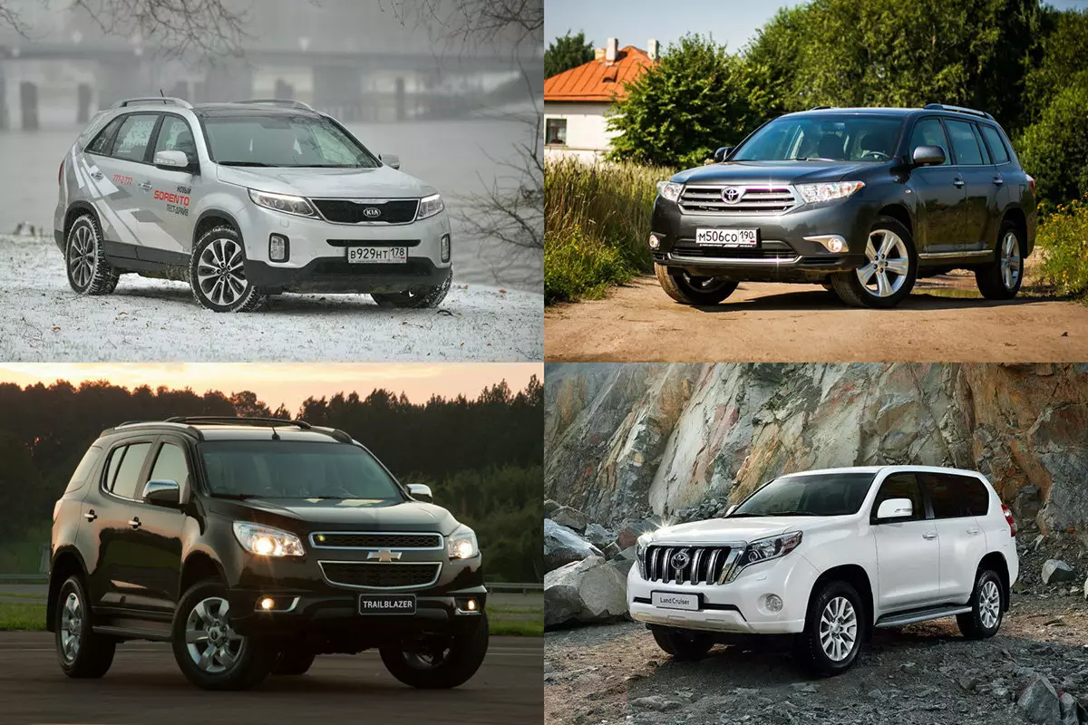 Seimed cars: SUVs and crossovers