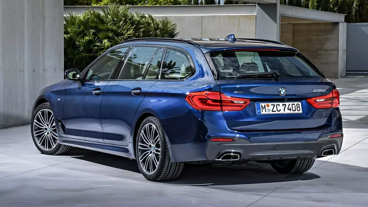 Speciellt för Europa: presenterade en BMW 5-serie universell ny generation 29077_2