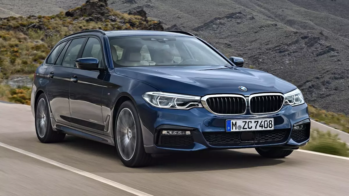 Speciellt för Europa: presenterade en BMW 5-serie universell ny generation 29077_6