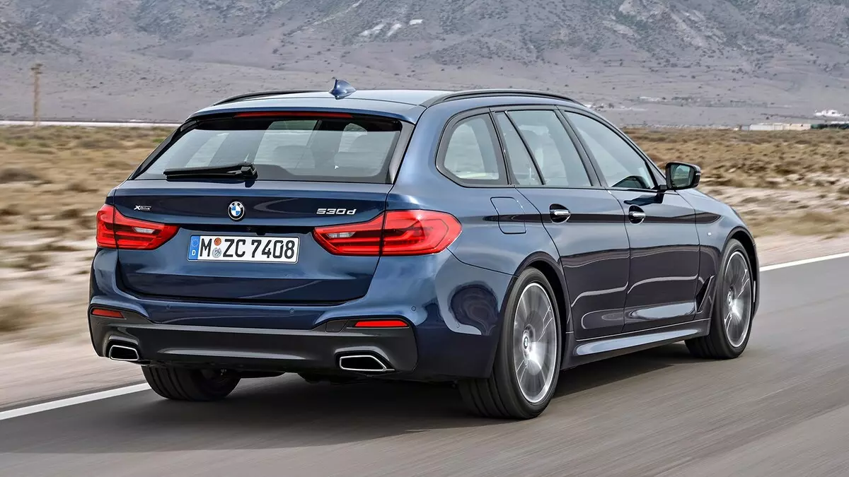 Speciellt för Europa: presenterade en BMW 5-serie universell ny generation 29077_8