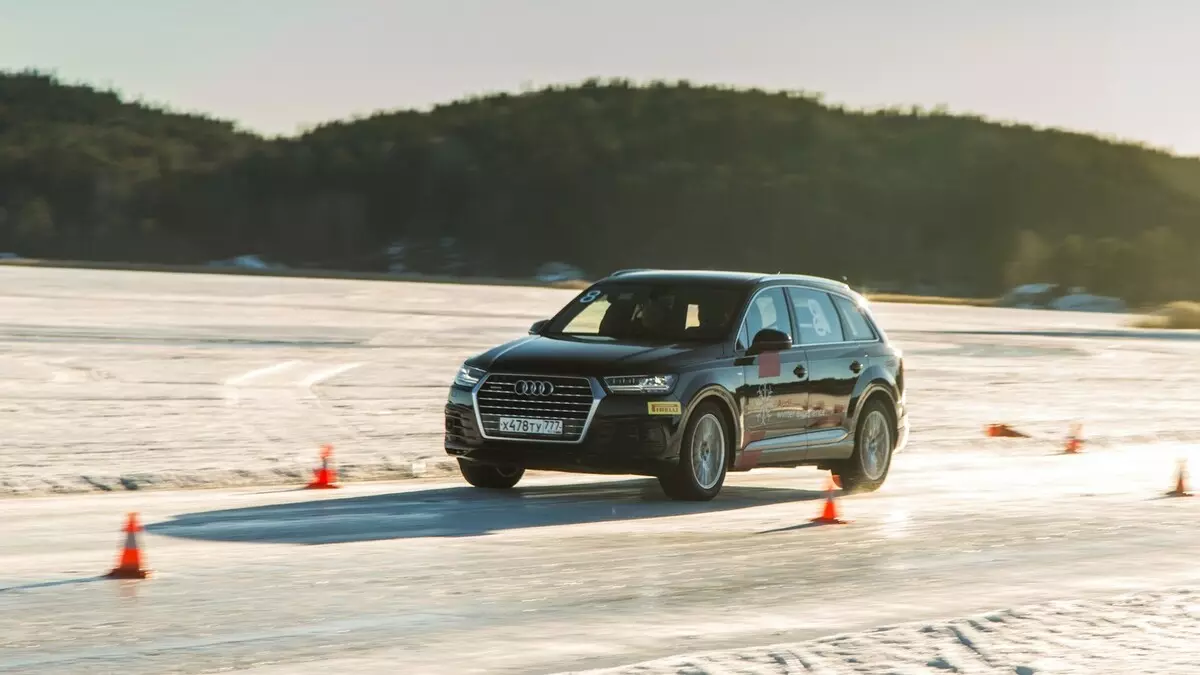 Gelo transparente, ou gerenciar-se: Extreme Test Drive Audi Q7 29255_15