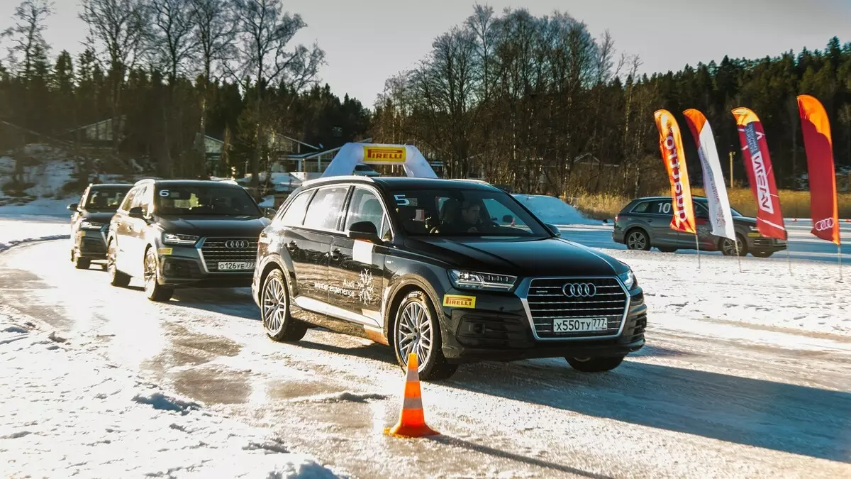 Transparentný ľad, alebo spravovať sami: extrémna skúšobná jazda AUDI Q7 29255_8