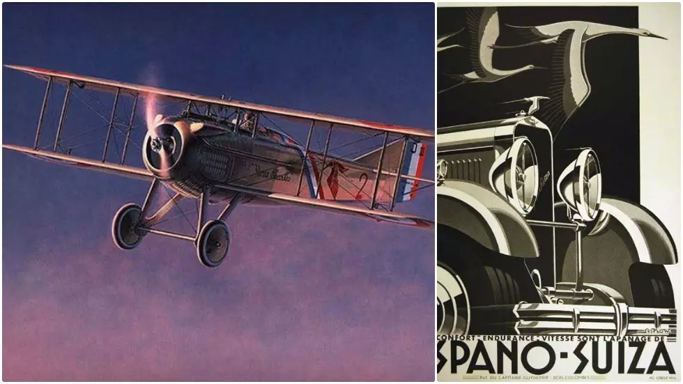 Monsieur Ginemer Airplane a první sedainerové cesty Hispano-Suiza, vydali na jeho čest.