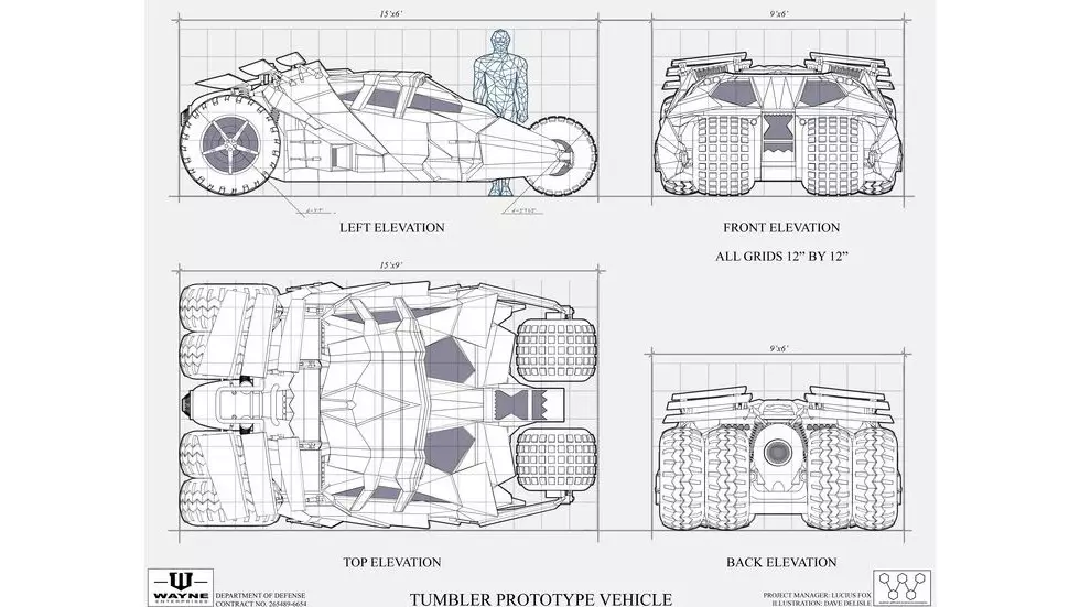 Шок и трепти: всички метаморфоза на киното Batmobile 29470_52