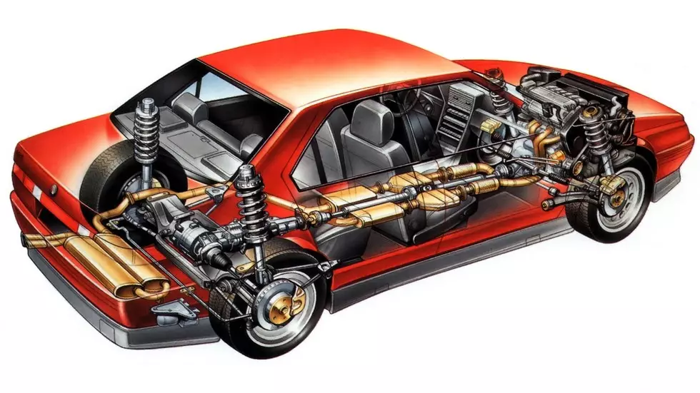 Alfa Romeo 164 Quadrifoglio 4 Avtomobil Sxemi