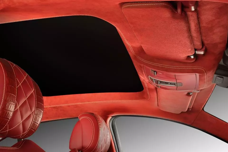 أظهر موصف TopCar Mercedes Gle مع صالون جلد التمساح 29919_2
