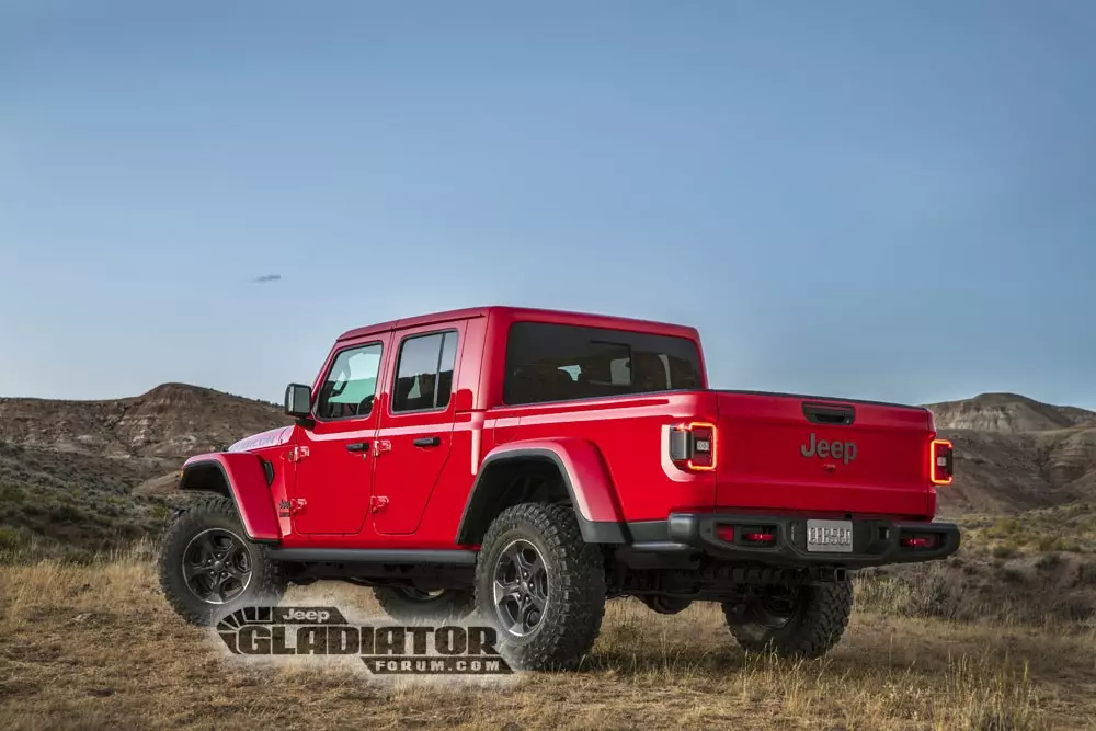 FCA yakazivisa nyowani jeep Gladiator, uye ndokuchinja pfungwa 29923_1