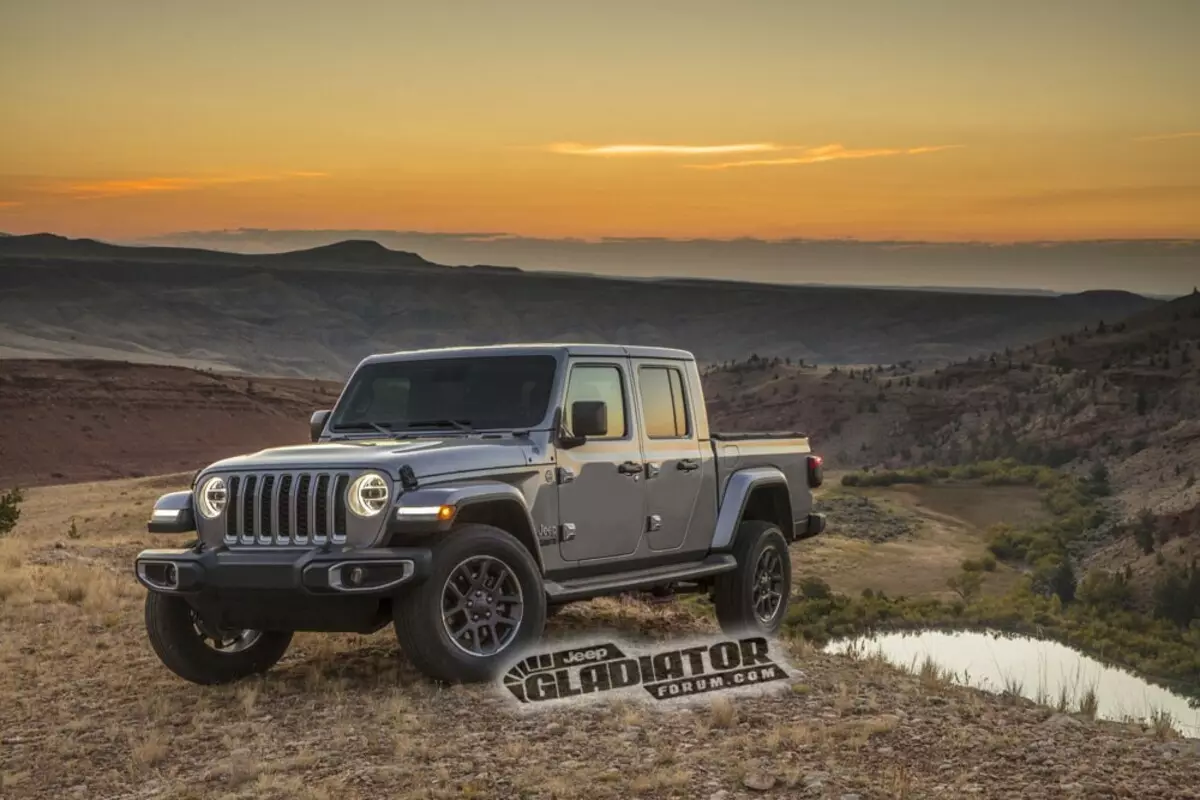 FCA yakazivisa nyowani jeep Gladiator, uye ndokuchinja pfungwa 29923_3