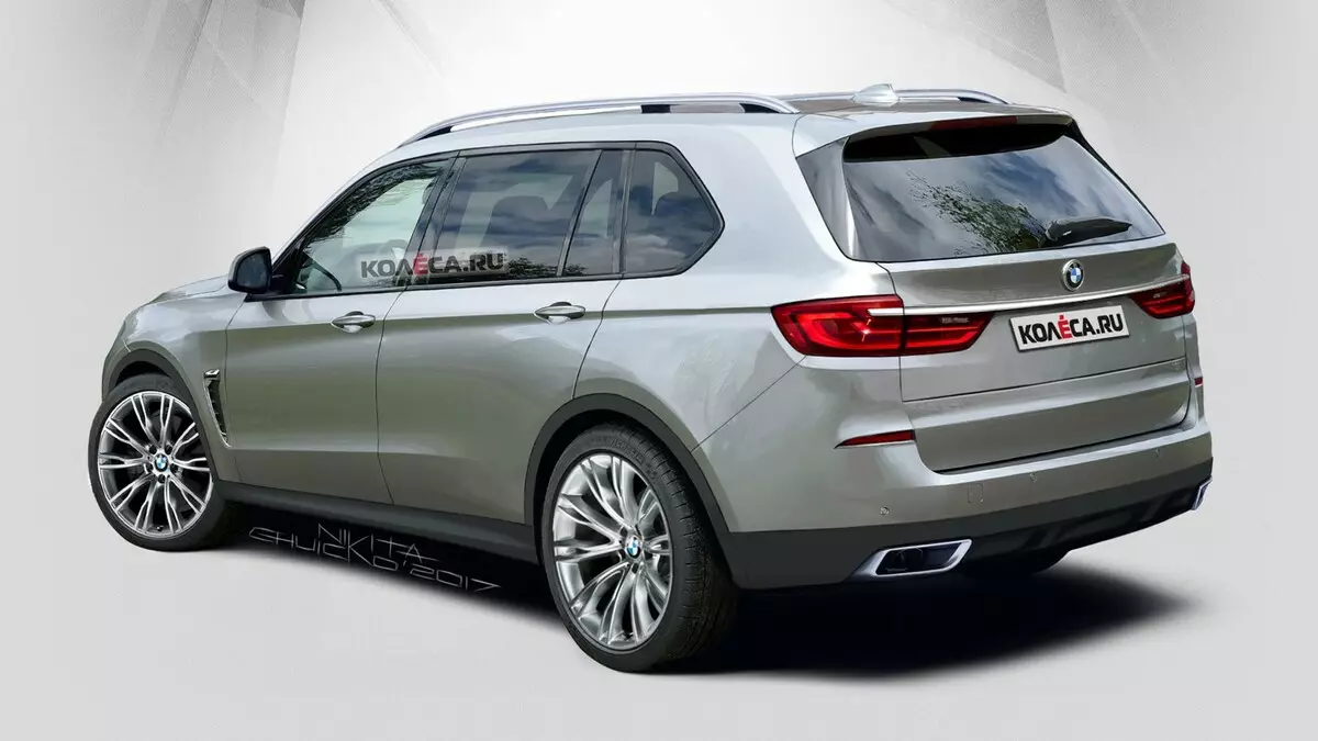 BMW X7 Rear.