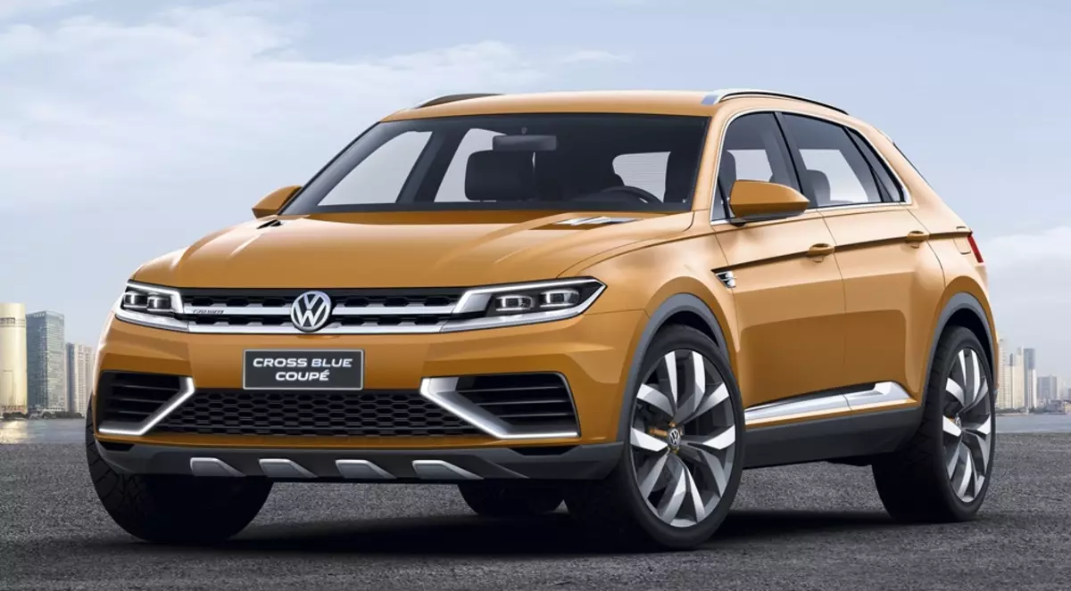 Volkswagen Tiguan i en crosscoups guis kommer att visas 2017 30073_1