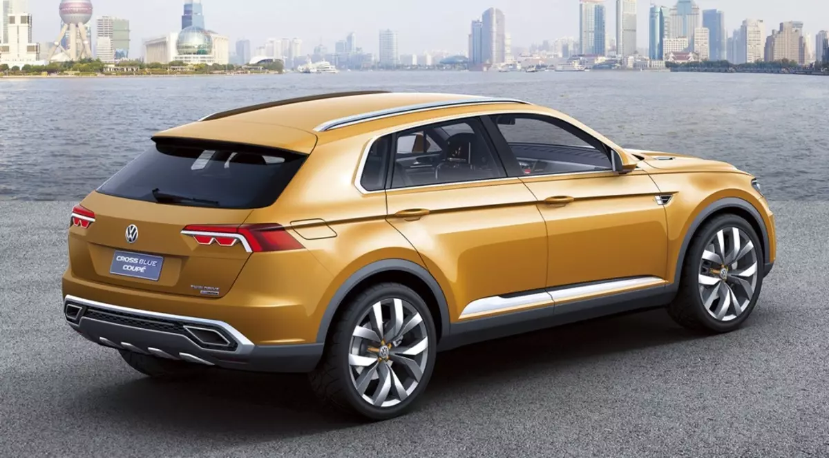 Volkswagen Tiguan ကို Cross-Coupe ၏ဂျက်ဒူလန်သည် 2017 ခုနှစ်တွင်ပေါ်ပေါက်လာလိမ့်မည် 30073_2