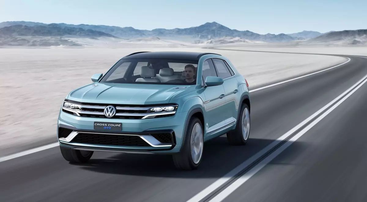 Volkswagen Tiguan i en crosscoups guis kommer att visas 2017 30073_3