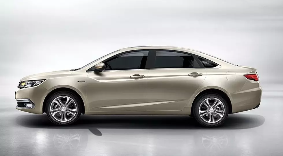 Geely het opgehou om die ontwerp van die erfgenaam Emgrand EC7 te verberg 30102_4