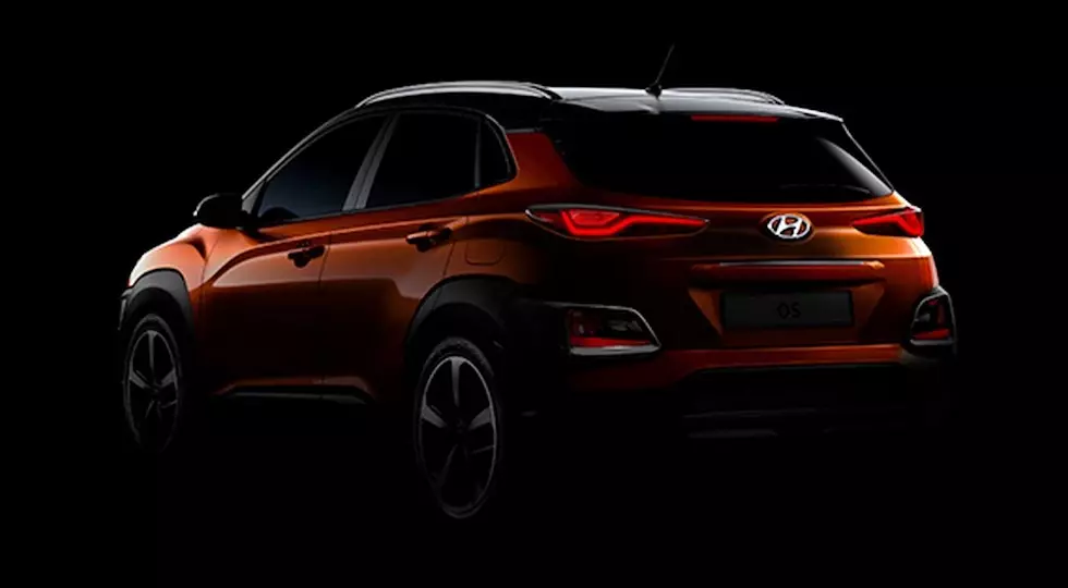 I-Crossover Hyundai Kona: Izithombe ezisemthethweni, ividiyo ne-Premiere 30521_2