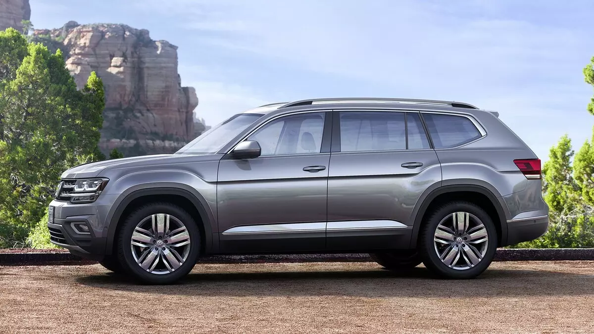 In the photo: VW Atlas. In Russia, the model will be sold under the name TeraMont