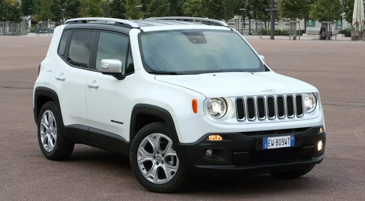 In die foto: Jeep Renegade