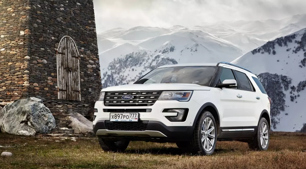 Слоновете завладяват Кавказ: Тест драйв на новия Ford Explorer 30814_74