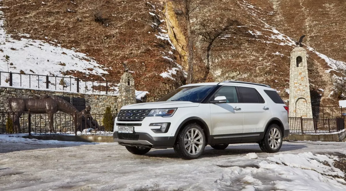 Филҳо Кавказро забт мекунанд: диски санҷиши Ford Explorer 30814_90